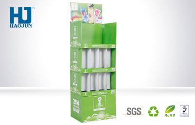 中国 OEM の床のペーパー陳列台、ジュースの飲み物のための POP のボール紙の表示 販売のため