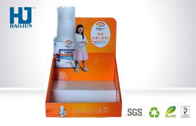 China Caja de presentación colorida de la cartulina de la publicidad para las botellas, caja de presentación de la encimera de la tableta del calcio en venta