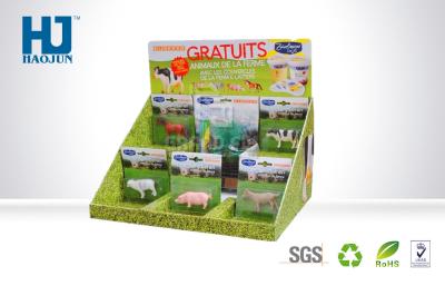 China Caixas de exposição do cartão dos alimentos para animais de estimação do supermercado, caixa de exposição contrária de PDQ à venda