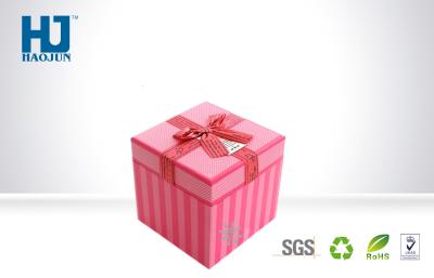Cina Contenitori di imballaggio rosa del cartone del nastro, contenitore di imballaggio del regalo della carta ondulata in vendita