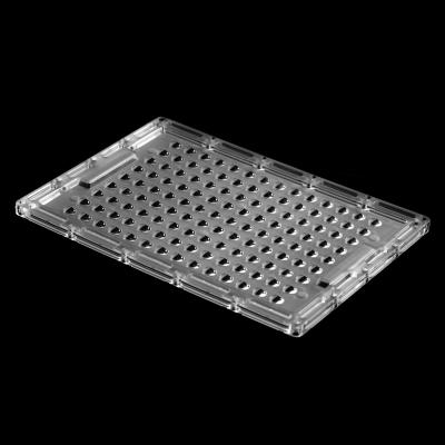 China 126x1 3030 LED PC Lens 241.35x170.35mm 92% Transmittance for sale
