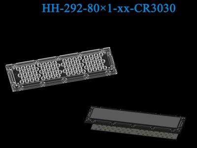 Cina Lente per proiettore in PC con trasmittanza del 92% per 80 LED 3030 in vendita
