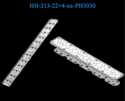 China 88pcs 3030 LEDs Easy Installation Precisely Optical Control Street Lighting Lens for sale