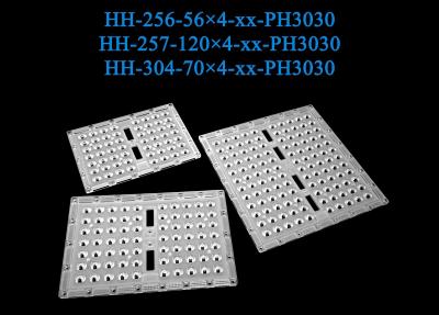 Cina Lente per luci parcheggio 224 LED 3030, dimensioni 240x165mm, lente a bassa emissione di abbagliamento e illuminazione uniforme in vendita