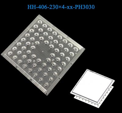 China Stadium Lamp Lens 188*188*12.1mm Size 60pcs 5050 LEDs Precision Illumination Lens for sale