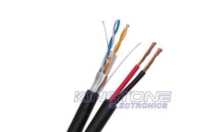중국 24AWG Solid BC Security Camera Cables 판매용