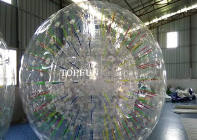 중국 빛을내기를 가진 투명한 1.0 mm TPU 팽창식 몸 풍부한 공은 점화합니다 판매용