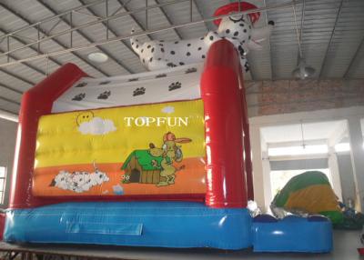 Κίνα 5 X χαριτωμένο αστείο σπίτι Inflatables αναπήδησης 4 παιδιών Μ με τα ζωικά κινούμενα σχέδια προς πώληση