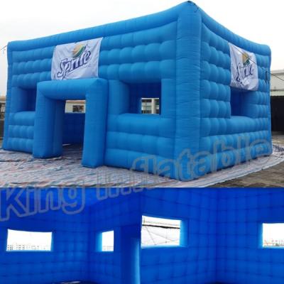 중국 임대료를 위한 파란 색깔을 가진 0.4mm PVC 물자 팽창식 Tabernacle 판매용