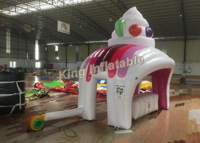 China De aangepaste Tent van de Ontwerp Opblaasbare Gebeurtenis met Roomijsthema, Kleurrijke Kleur Te koop