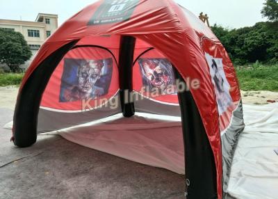China Iglú inflable rojo para la exposición, carpa inflable de la tienda del acontecimiento del PVC Tarpauline en venta