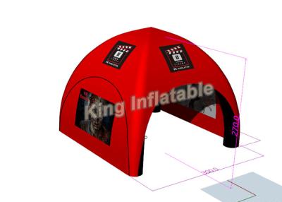 China Iglú inflable rojo para la exposición, carpa inflable de la tienda del acontecimiento del PVC Tarpauline en venta
