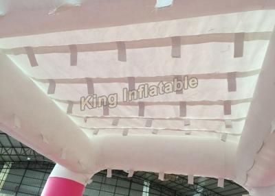China Tienda inflable del acontecimiento de la bruma de encargo de los pies 10*20 con colores verdes y blancos en venta