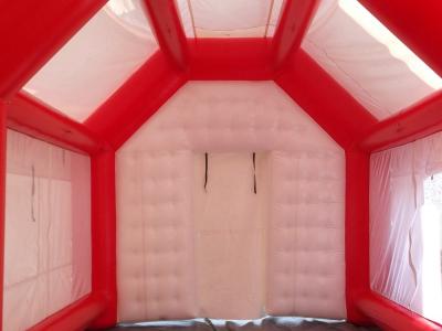 China Gran carpa de lucha contra incendios inflable carpa de lucha contra incendios cuadrada gigante carpa inflable médica inflable en venta