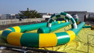 China Outdoor Inflatable Go Kart Race Track Attractive Inflatable Race Track for Bumper Cars for sale