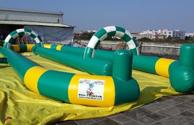 China Outdoor Inflatable Go Kart Race Track Attractive Inflatable Race Track for Bumper Cars for sale