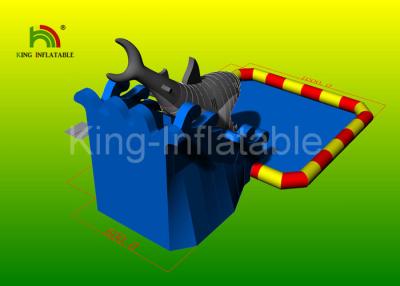 Κίνα Γκρίζα Megalodon πάρκα νερού ενηλίκων & παιδιών διογκώσιμα με τη φωτογραφική διαφάνεια για υπαίθριο προς πώληση