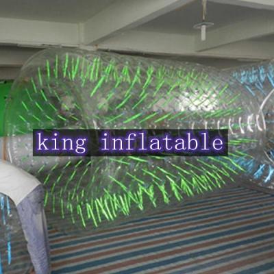 중국 물 공원을 위한 물 원통 모양 장난감에 상업적인 명확한 PVC/TPU 팽창식에게 걷기 판매용