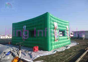 中国 展覧会/昇進の活動のために防水耐久の緑の膨脹可能なでき事のテント 販売のため