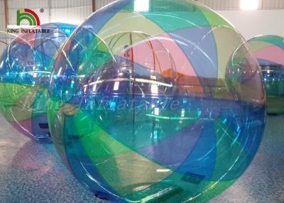 Κίνα ζωηρόχρωμο χτύπημα λωρίδων PVC 1,0 χιλ. - επάνω ποτίστε τη σφαίρα περπατήματος για το λούνα παρκ προς πώληση