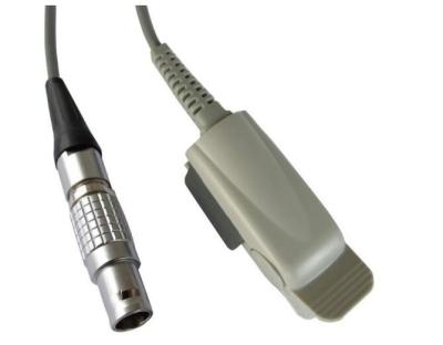 China Serviço pediatra do ODM do OEM do cabo de Lemo 7pin OD 4.0mm TPU do sensor do dedo SPO2 à venda