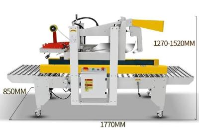 Chine Machine de pliage et d'étanchéité réglable pour différentes hauteurs de carton à vendre