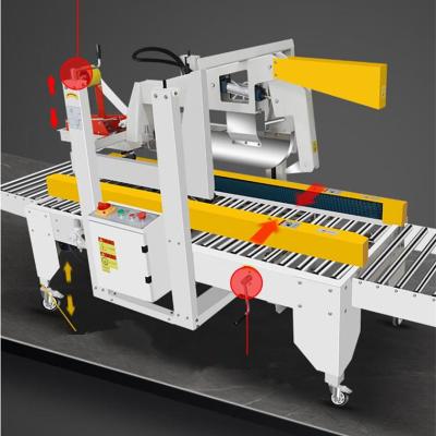 Chine Machine de pliage et d'étanchéité réglable pour différentes hauteurs de carton à vendre