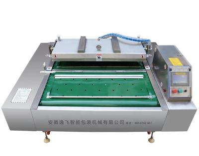 China Plastic Packaging Material Conveyor Belt Vacuum Sealing Machine for Meat Fish Chicken for sale