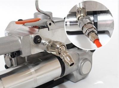 中国 ビデオ技術サポート PET PP バンドのための半自動プラスチックベルトストラッパーマシン 販売のため