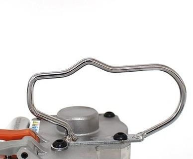 中国 ビデオ技術サポート PET PP バンドのための半自動プラスチックベルトストラッパーマシン 販売のため