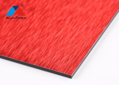 Cina pannello composito di alluminio a prova di fuoco eccellente di rivestimento di spazzola del pannello a sandwich del tetto di qualità in vendita
