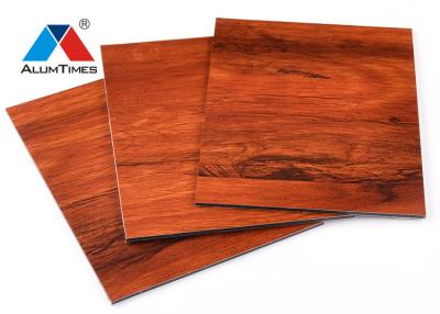Cina Pannello composito di alluminio ignifugo, pannello a sandwich di alluminio di rivestimento di legno in vendita