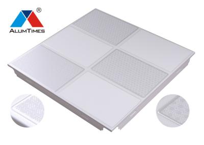 Cina Mattonelle di alluminio del soffitto del metallo del bordo di dimensione 300*300 con stile moderno in vendita