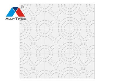 Cina bordo smussato di spessore 0.7-1.0mm del soffitto perforato alluminio di 800*800mm in vendita