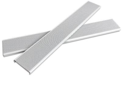 Cina Soffitto di alluminio del deflettore di progettazione aperta/mattonelle di legno impermeabili decorative del soffitto di goccia di sguardo del grano delle plance in vendita