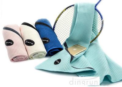 Cina Gli asciugamani della palestra di sport della cialda di colore solido con la tasca Zippered, innaffiano gli asciugamani assorbenti 30*110cm in vendita