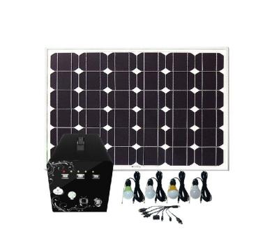 Cina Sistema di illuminazione domestico solare di 60 watt, sistema di illuminazione della Camera solare per l'emergenza in vendita
