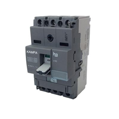 中国 H3によって形成される場合の遮断器X160 3P 18ka 125A HDA125Uのmccb 販売のため