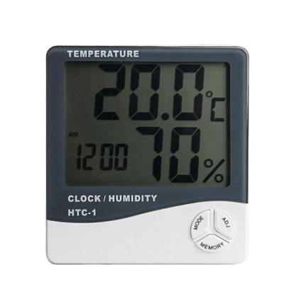 Cina LCD digitale della sveglia di temperatura dell'igrometro del termometro di Kampa HTC-1 del tester dell'interno di umidità in vendita