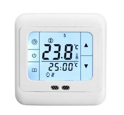 Cina Termostato Thermoregulator del riscaldamento del touch screen di C07H per il pavimento caldo, regolatore di temperatura elettrico del sistema di riscaldamento in vendita