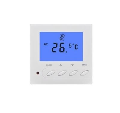Cina Termostato LCD della stanza dell'esposizione utilizzato per il riscaldamento dell'acqua/elettrico pavimento/collettore/radiatore infrarosso in vendita
