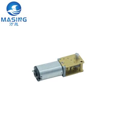 12mm N10 N20 N30 Δικαίος γωνιακός κιβώτιο ταχυτήτων μικρού μεγέθους σκουλήκι DC βουρτσισμένο κινητήρα κλειδαριού πόρτας κινητήρα 5V 12V