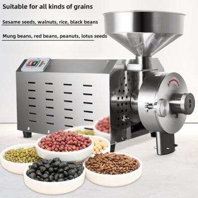 중국 전기 곡물 밀 220v 상업 밀링 머신 20-40KG/h 생산 용량 판매용