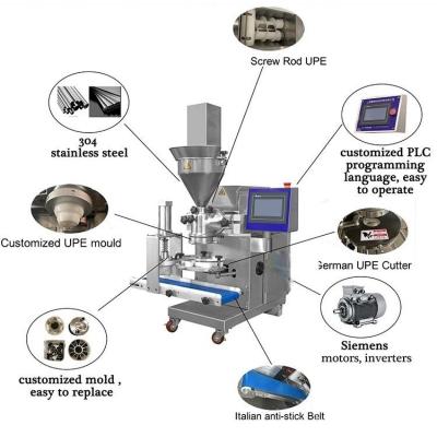 Κίνα 1.5KW Πολλαπλή λειτουργία Jicama Buns Mochi Kubba MoonCake Machine για το φαγητό επιτραπέζια προς πώληση
