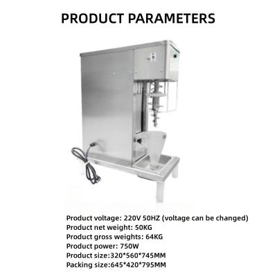 중국 호퍼 용량 930ml 52 KG 소형 부드러운 아이스크림 블렌더 머신 충전 머신 판매용