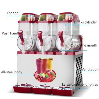 Κίνα Σύντομα ψύξη Slush Machine για κρύα ποτά Εμπορικό και εύκολο ένα κουμπί καθαρισμού προς πώληση