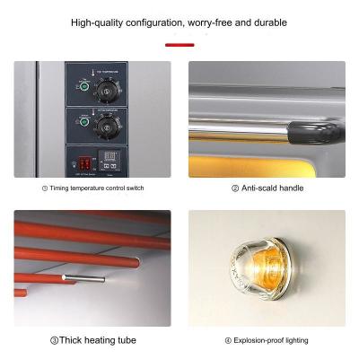Chine Grand four de cuisson électrique à deux plateaux de grande capacité pour le commerce à 0 à 400 °C à vendre