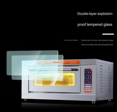 Chine Cuisinier électrique à deux ponts 210 kg Pizza avec acier inoxydable 304 CX 380V à vendre