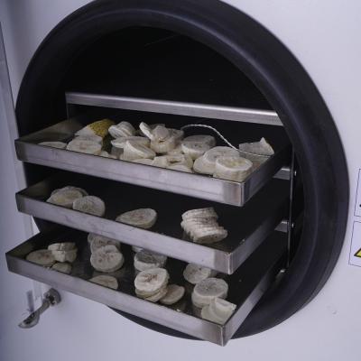 Κίνα 50kg Οικιακή τροφή για κατοικίδια ζώα Φρούτα Κορντίσιπς Τσάι Vakuum Freeze Dryer για μικρό εργαστήριο προς πώληση