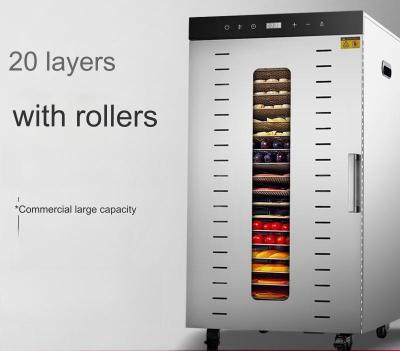 Κίνα 220V/240V/110V 45 KG 20 στρώσεις Μεγάλη χωρητικότητα Εμπορικός αποξηρατής τροφίμων προς πώληση